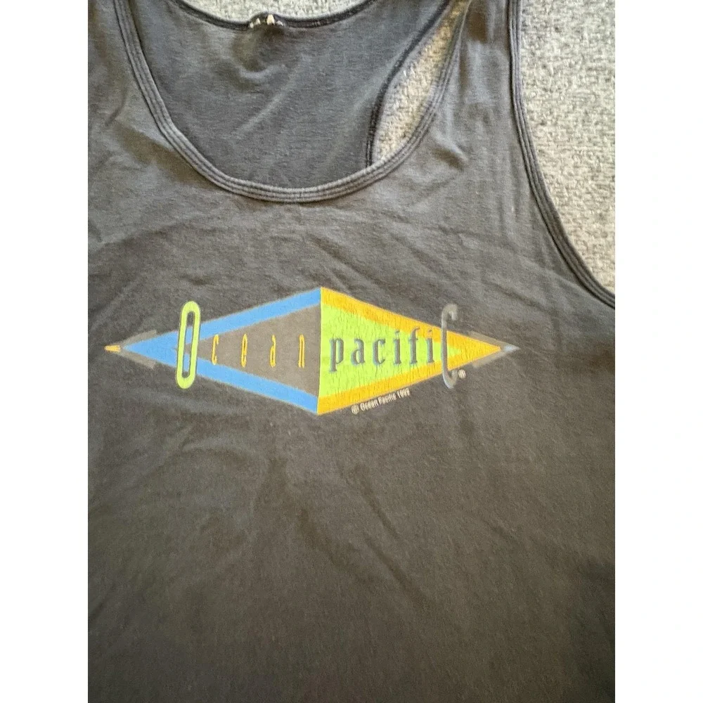 OP | Shirts | Vintage Ocean Pacific Shirt Mens Large Black 992 Tank Top ...